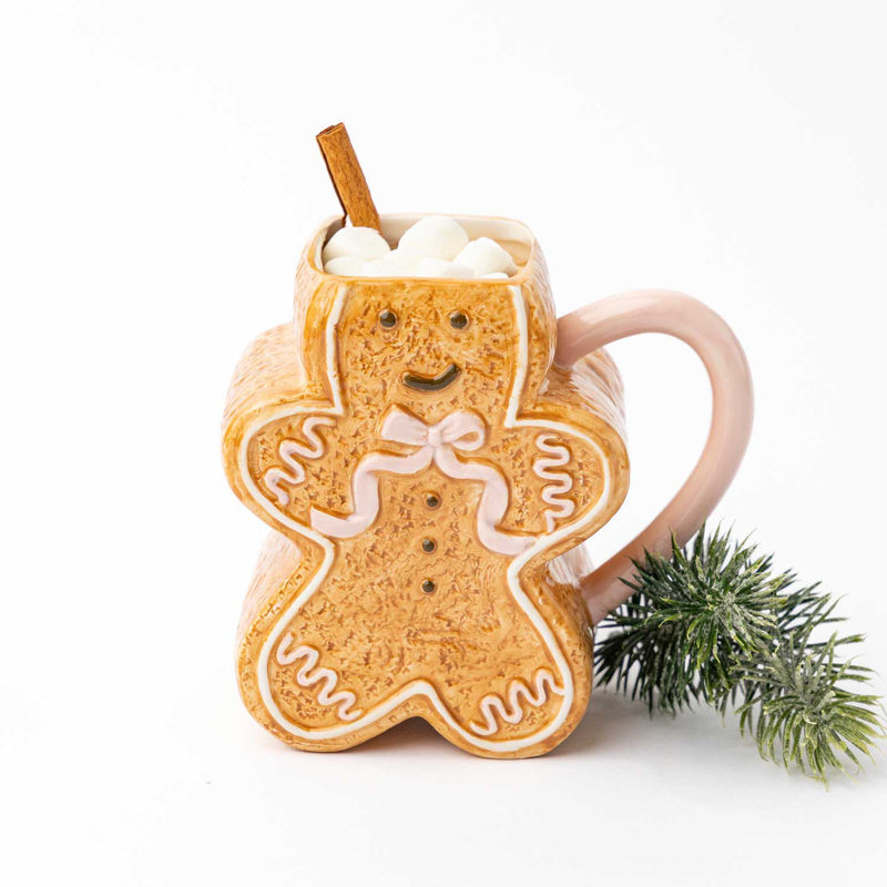 The Holiday Aisle® Gingerbread Coffee Mug | Birch Lane