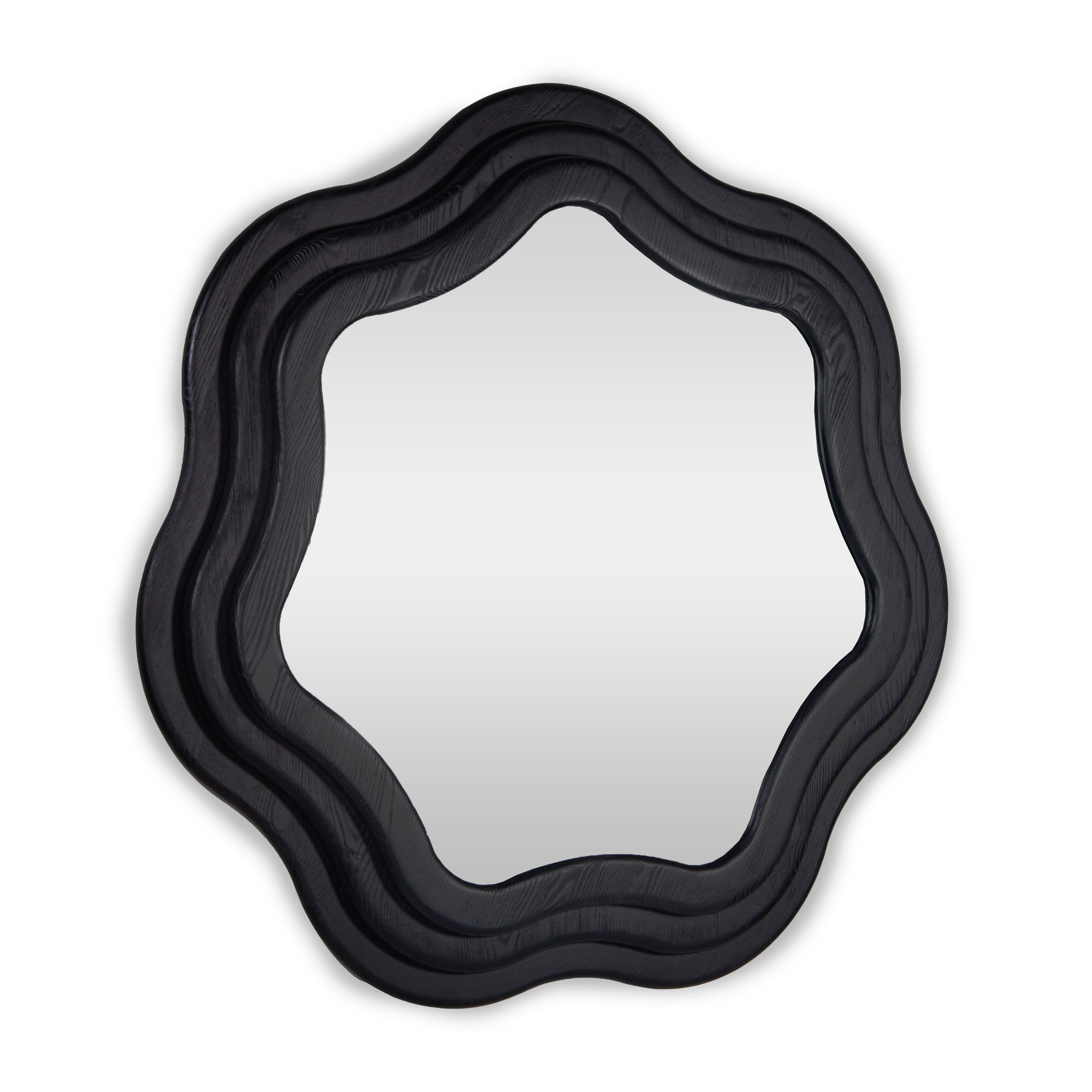 Latitude Run® Ederle Swirl Round Mirror 40" | Wayfair