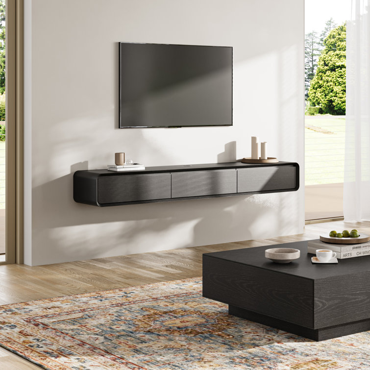 Hokku Designs Blosse Floating TV Stand, Entertainment Center with 3 ...