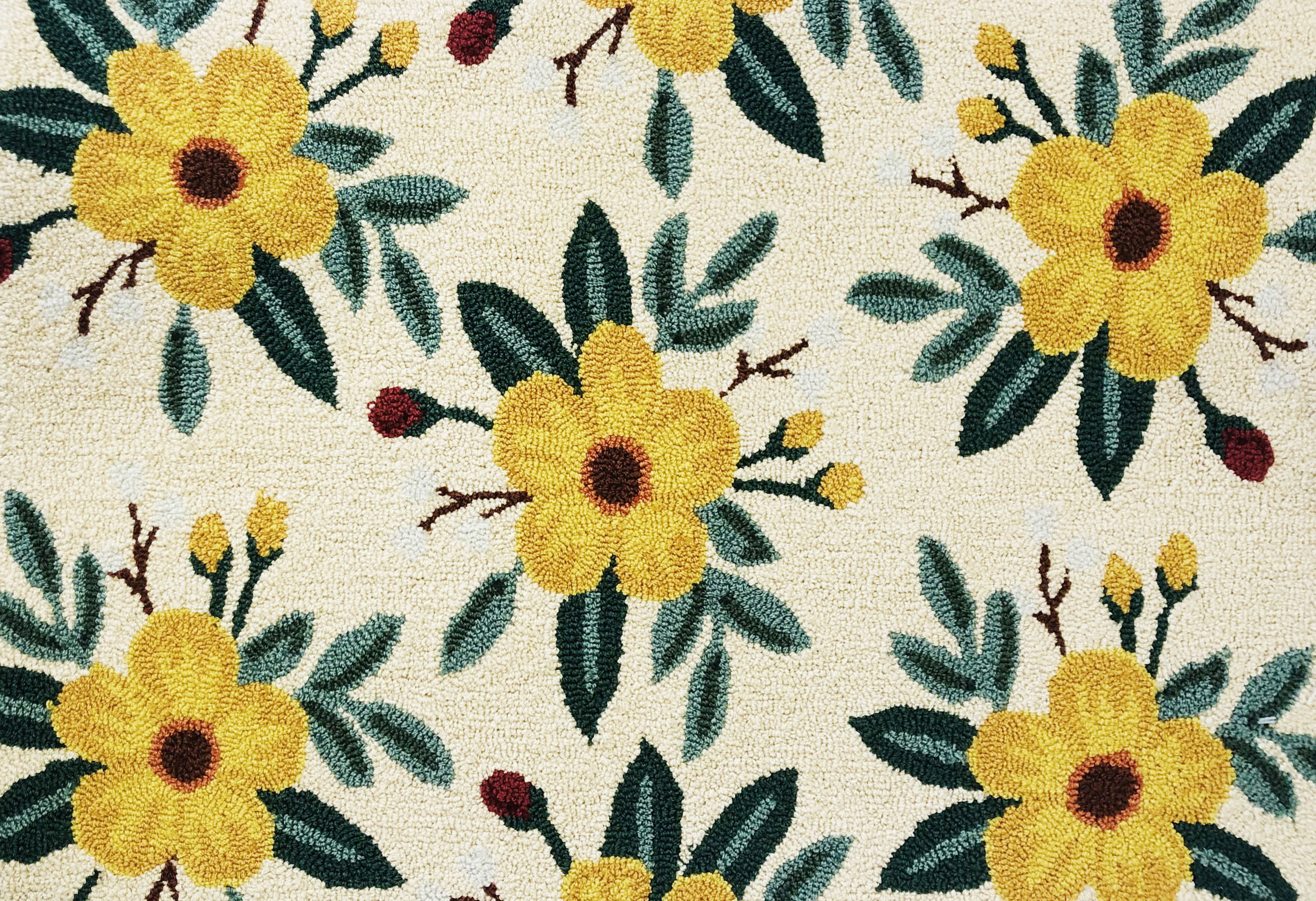 Winston Porter Harper Floral Cream_26415 | Wayfair