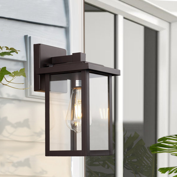 17 Stories Reinfried Steel Wall Light | Wayfair