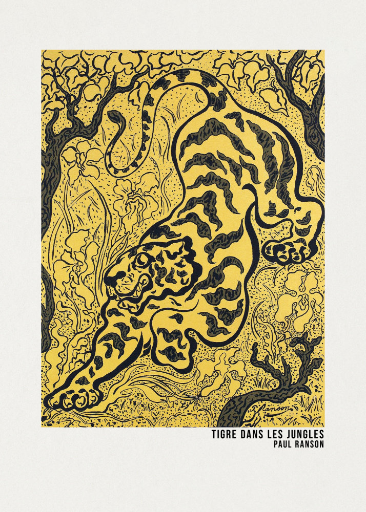 Langley Street Tigre Dans Les Jungles Poster | Wayfair.co.uk