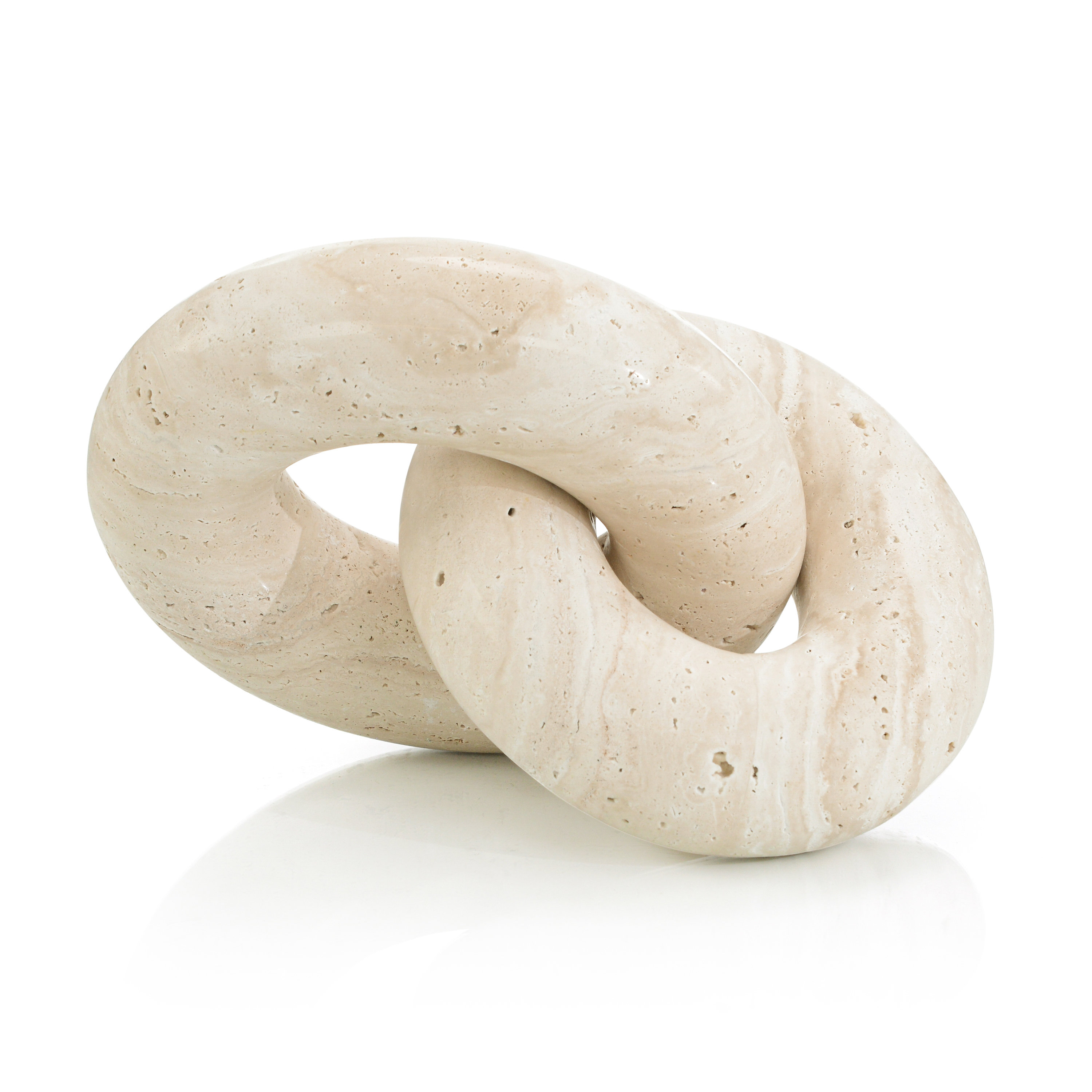 John-Richard Natural Stone Link Sculpture II | Perigold