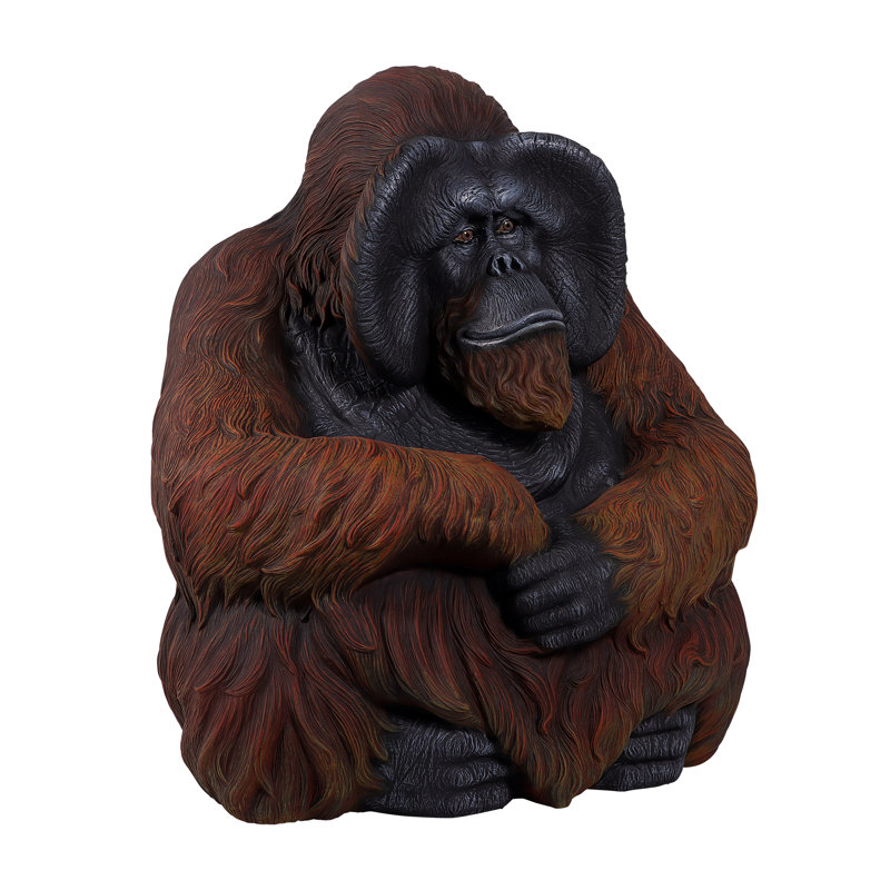 Design Toscano Bornean Orangutan Great Ape Statue | Wayfair