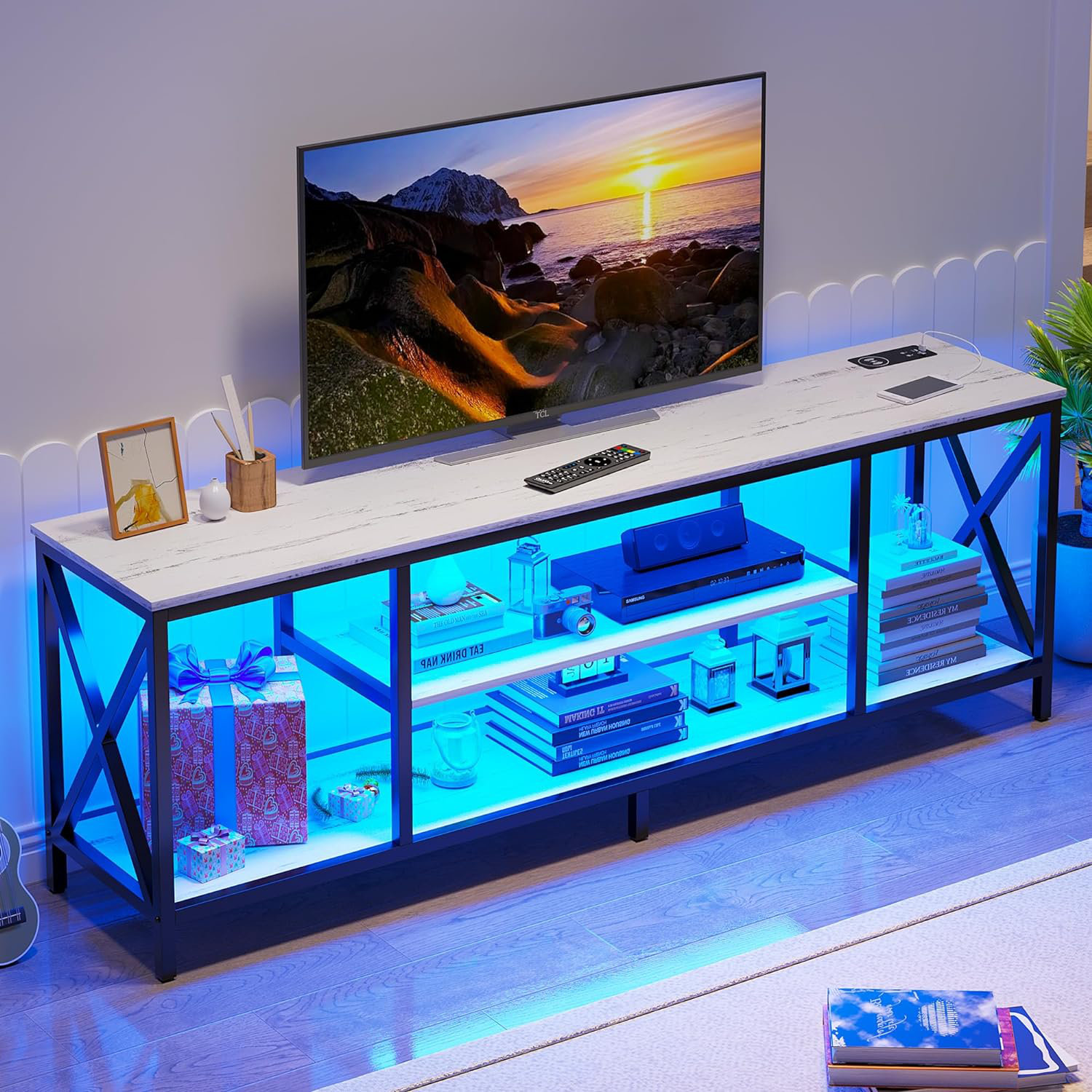 Wrought Studio Brandow 70.8'' W Storage Credenza | Wayfair