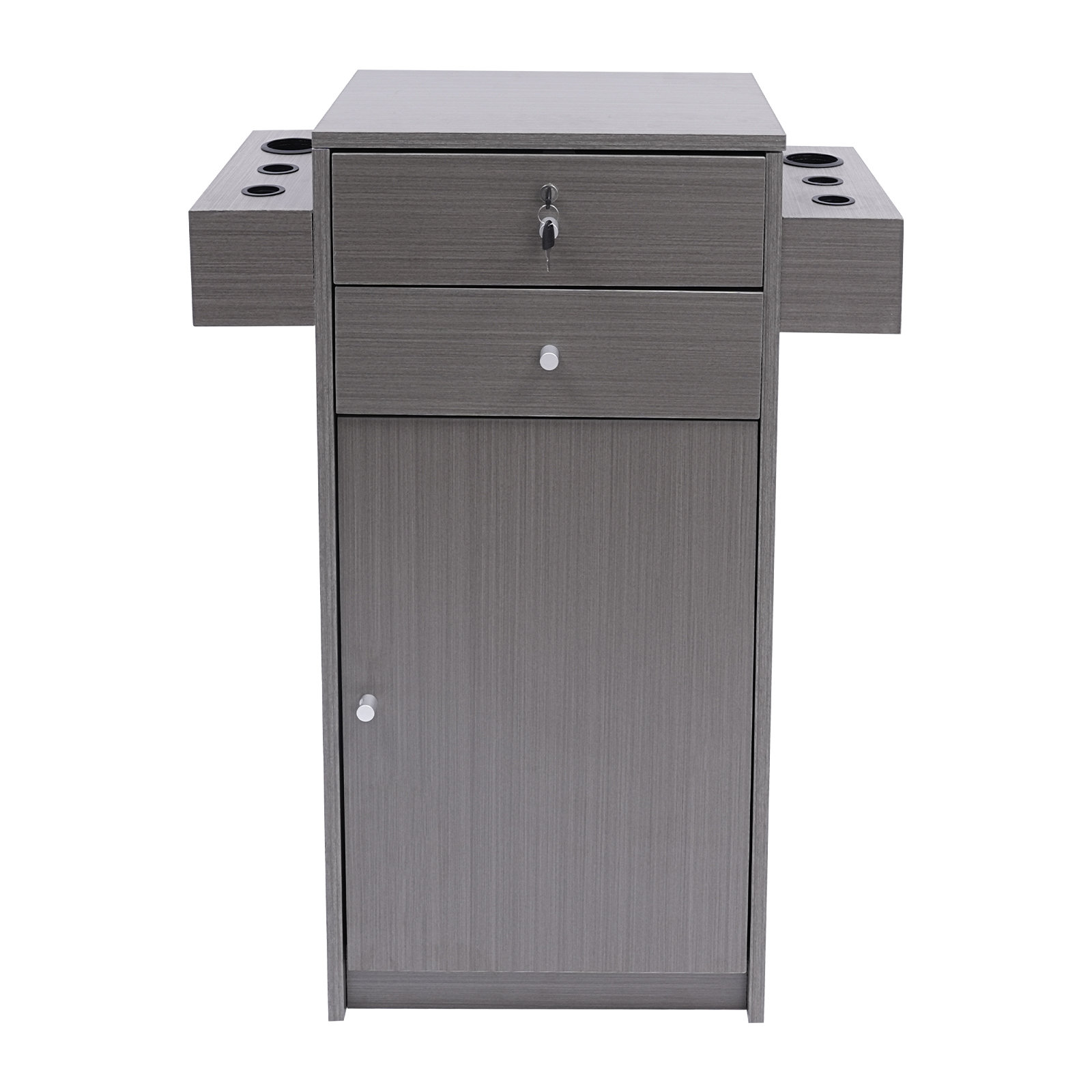 Hokku Designs Masimba Freestanding Beauty Salon Storage Station Cabinet ...