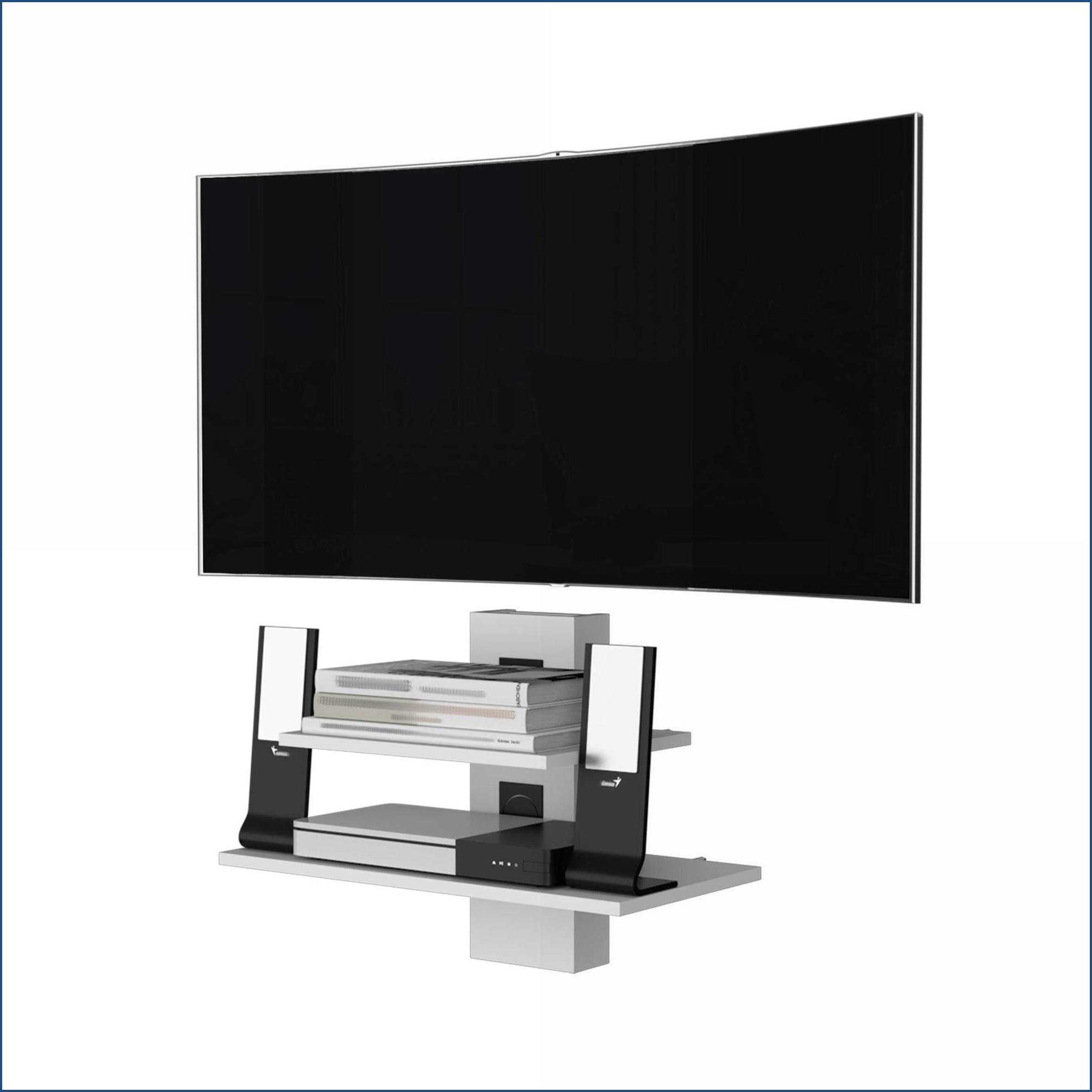 Latitude Run® Floating Shelf, 2-Tier Snow White Modern Minimalist with ...