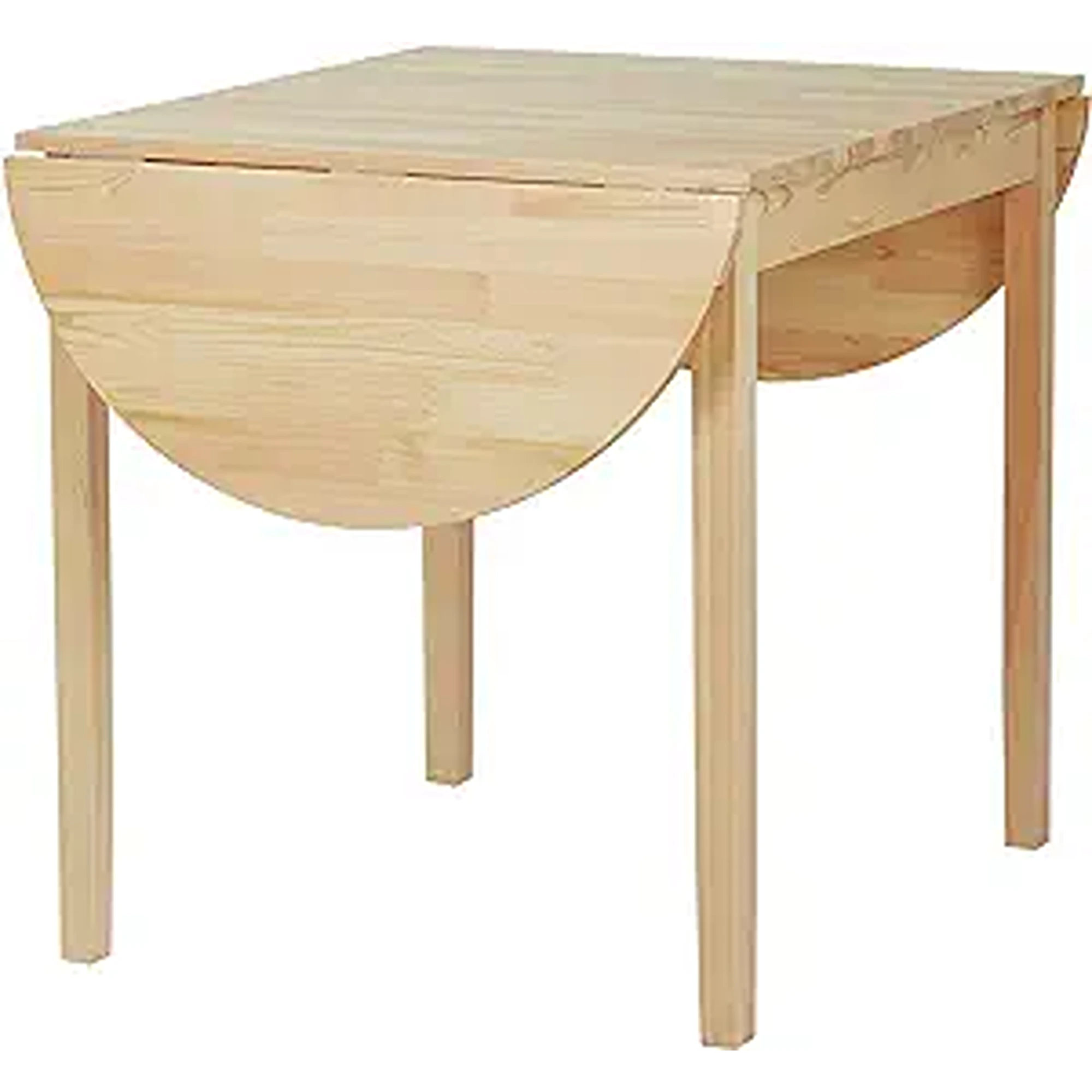 Union Rustic Jazzae Wood Kitchen Table, Drop Leaf Tables for Small ...