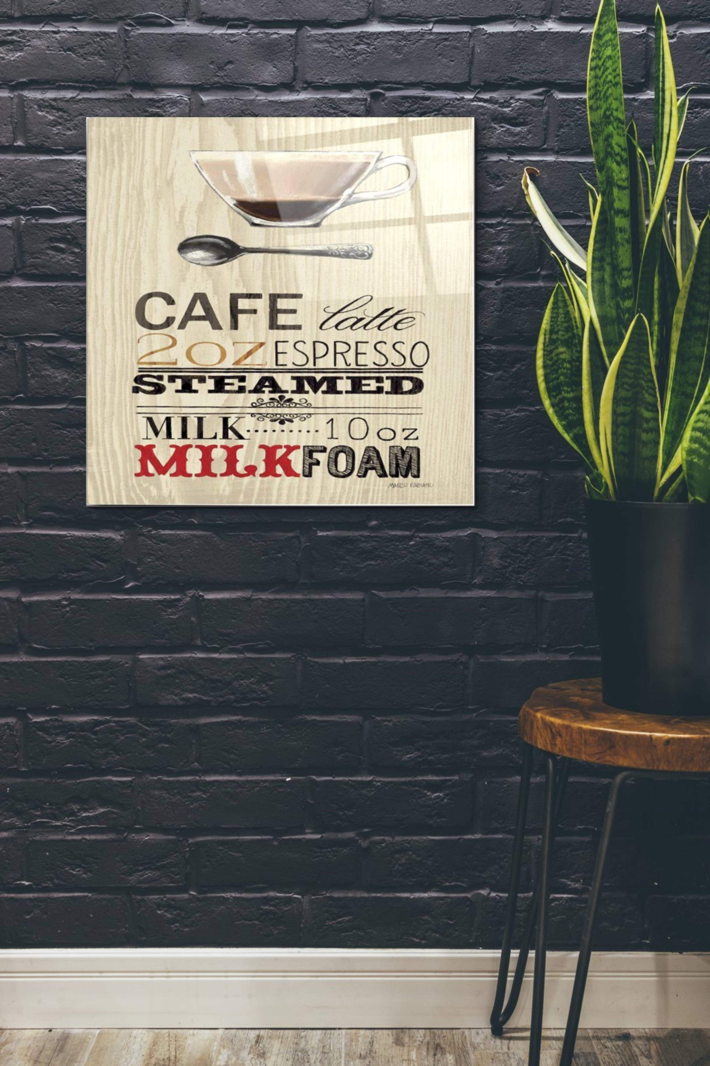 Trinx Cafe Latte' by Marco Fabiano, Acrylic Glass Wall Art | Wayfair