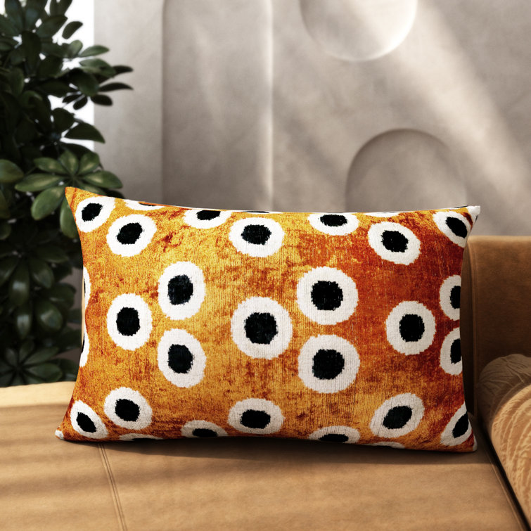 Canvello Polka Dots Throw Pillow | Wayfair