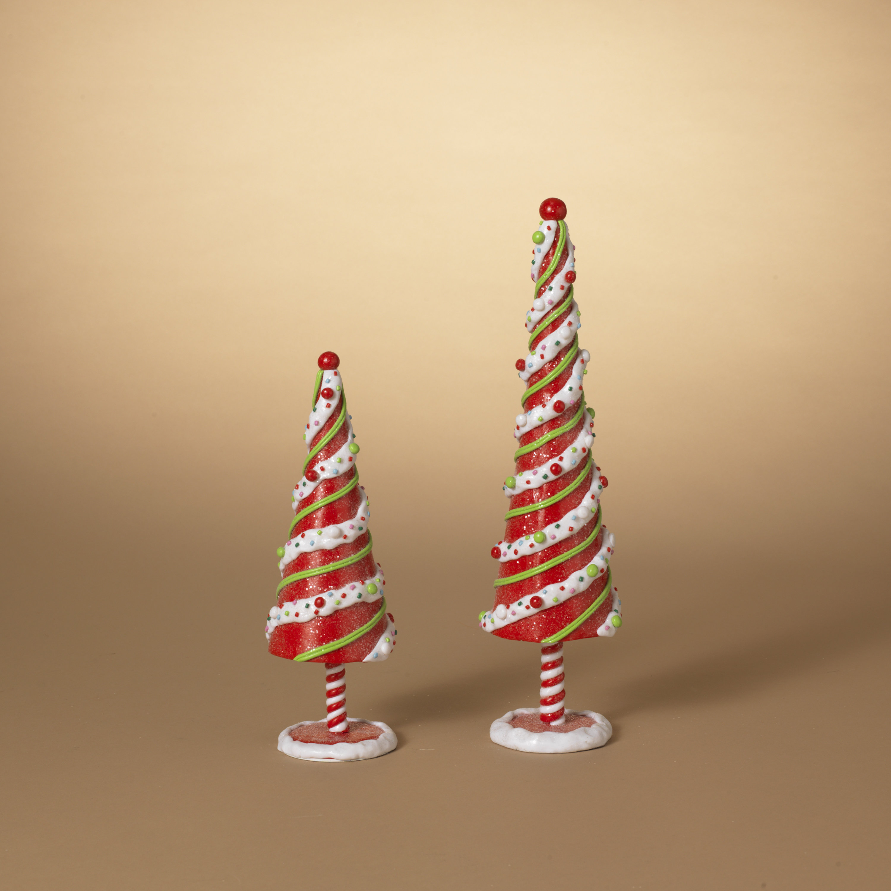 Dakota Fields Set Of 2 Clay Dough Whimsical Christmas Tabletop Candy ...