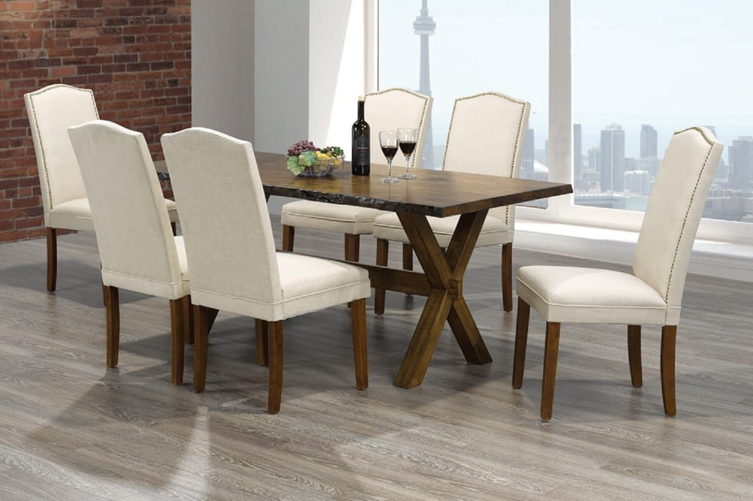 Wildon Home® Ravalli 7 - Piece Solid Wood Trestle Dining Set - Wayfair ...