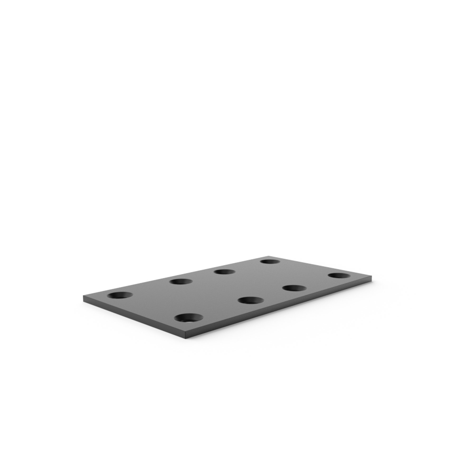 Korto Structures Connector Plate 1/8'' Thick With Conical Holes ...