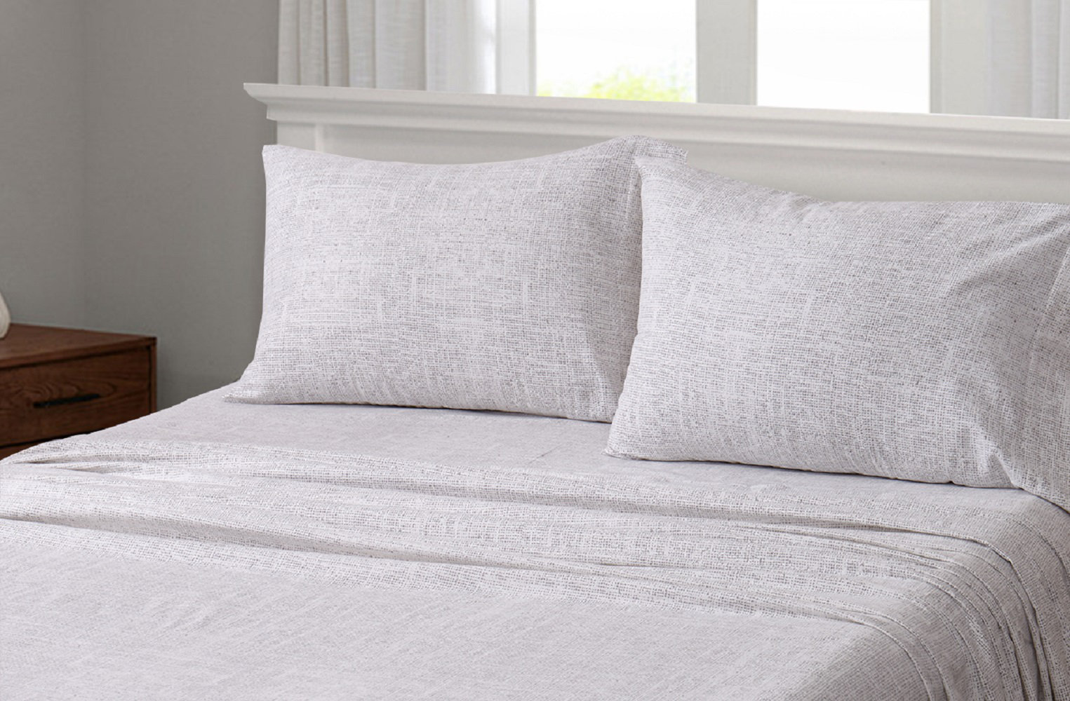 New Season Naturally Yours Gatien 100% Cotton Guest Room Sheet Set Case ...