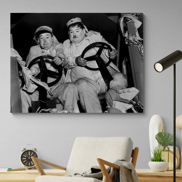 ModernMoments Leinwandbild Laurel And Hardy - The Flying Deuces Vintage ...