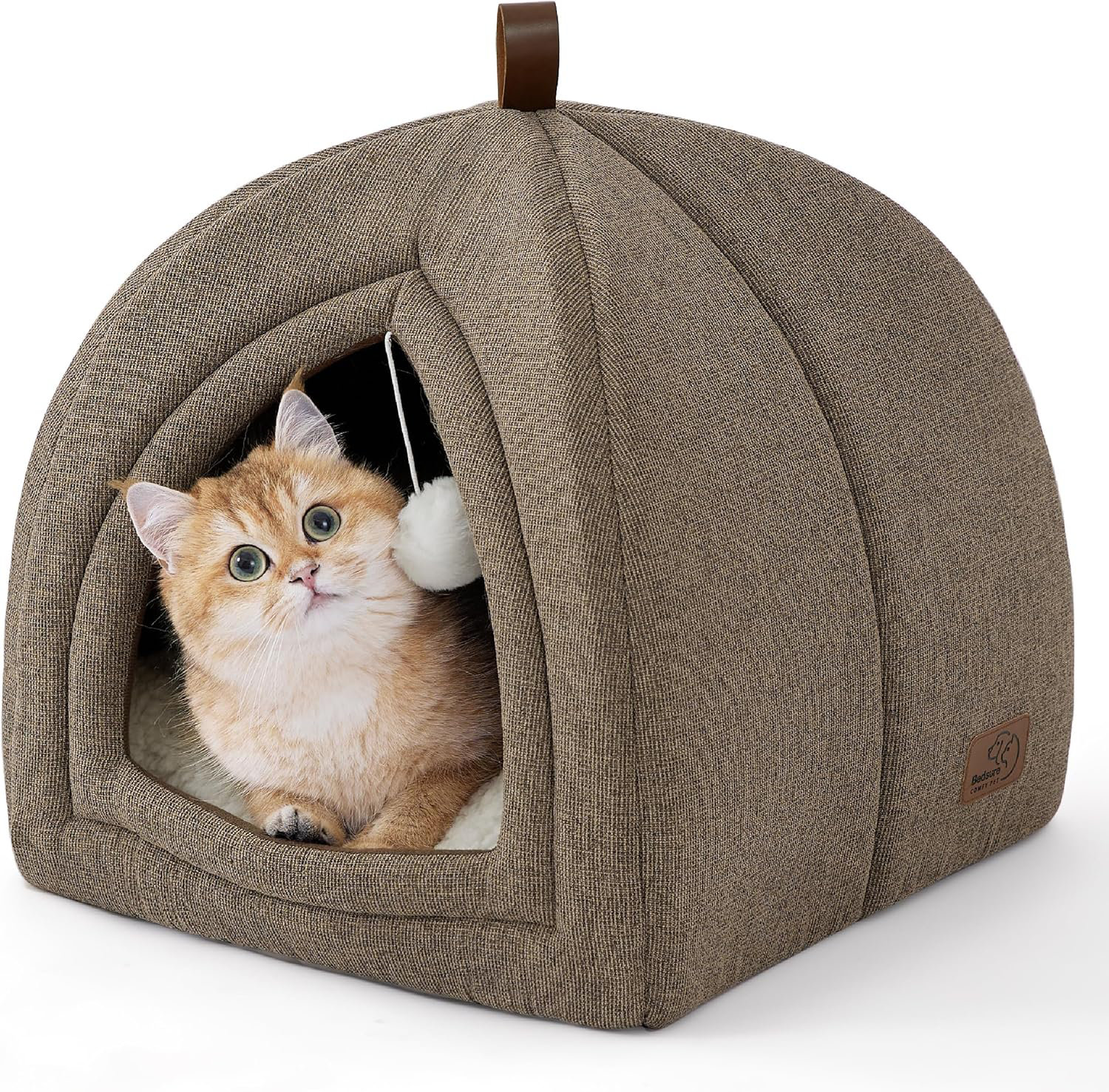Tucker Murphy Pet™ The Cat Beds for Indoor Cats - 2 in 1 Cat Cave for ...