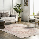 Bungalow Rose Machine Washable Carlita Oriental Pink Area Rug & Reviews ...