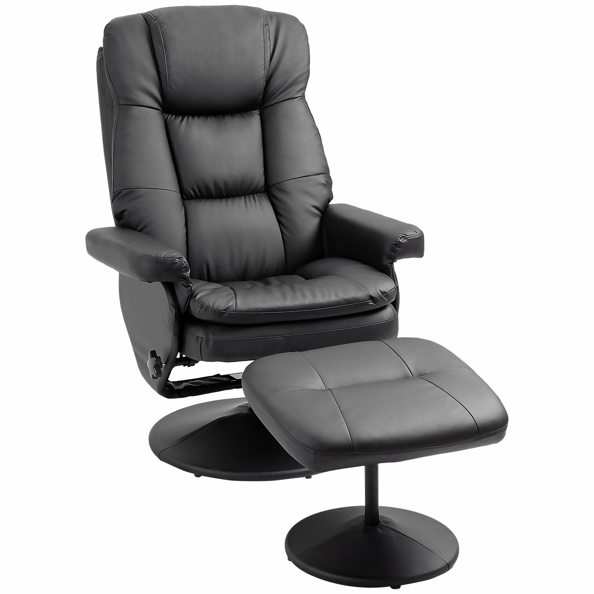 Inbox Zero Comfortable Reclining Chair with Footrest for Ultimate ...