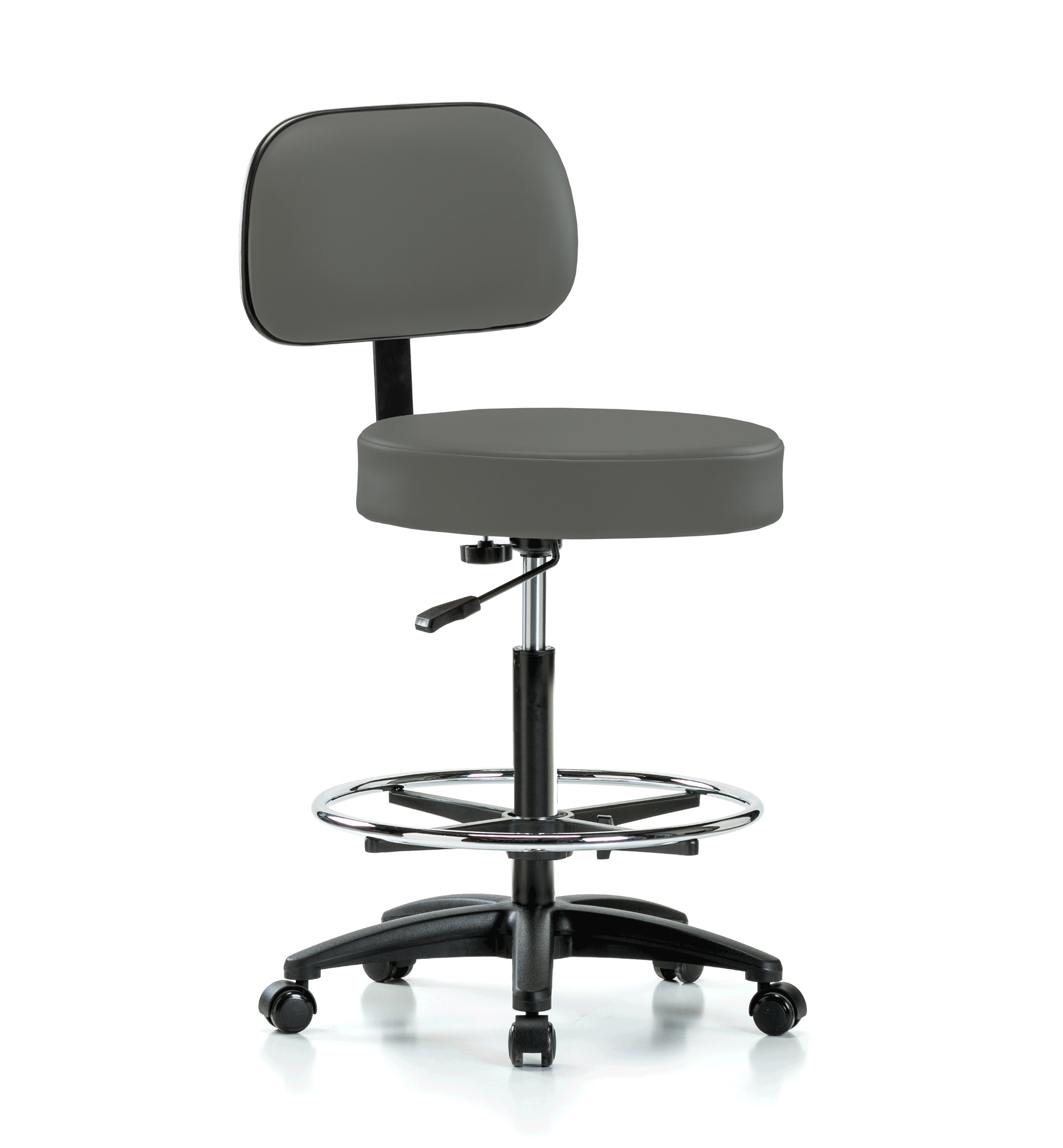 Perch Chairs & Stools PERCH Walter Height Adjustable Exam Stool with ...