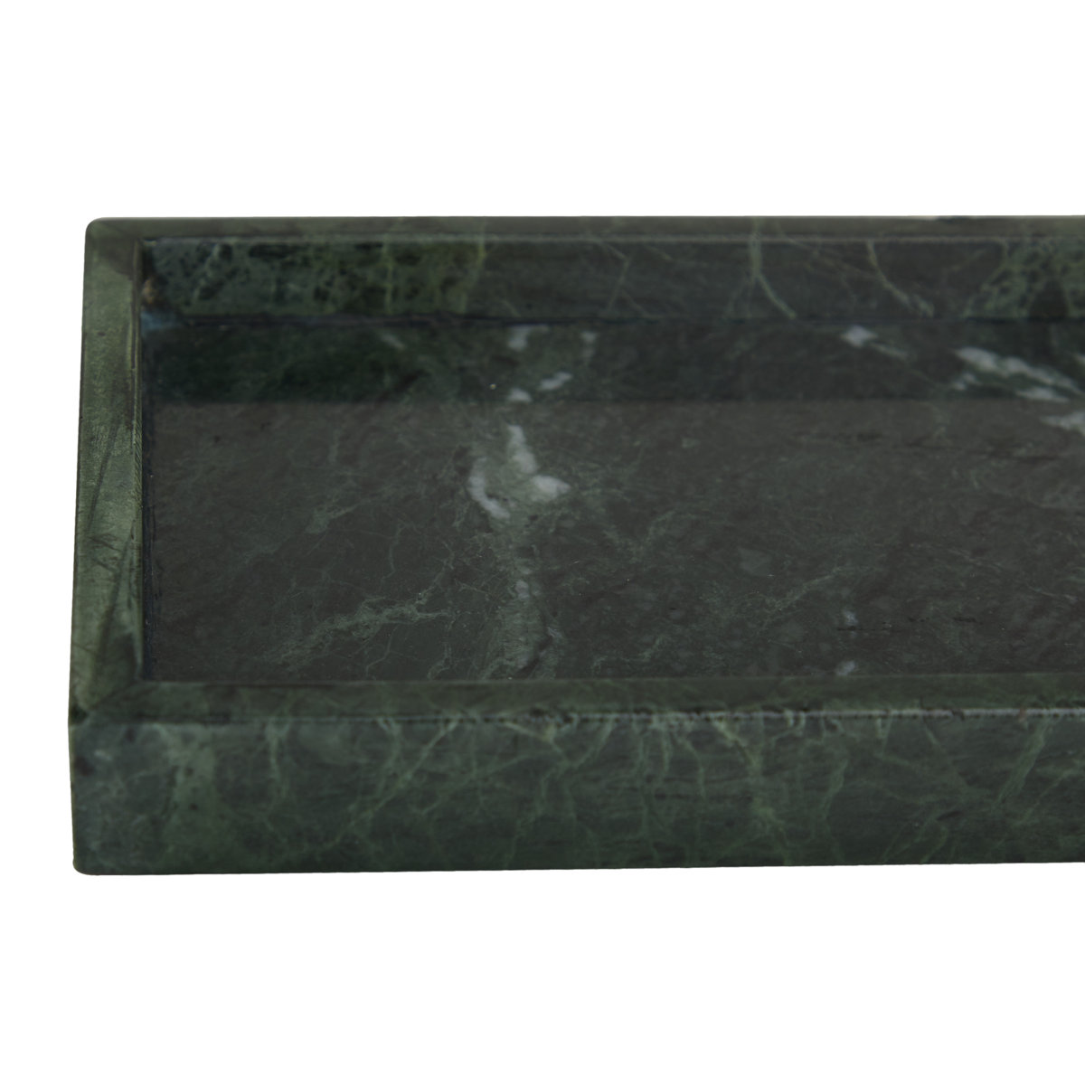 CosmoLiving by Cosmopolitan Marble Decor Tray with Raised Border Set ...