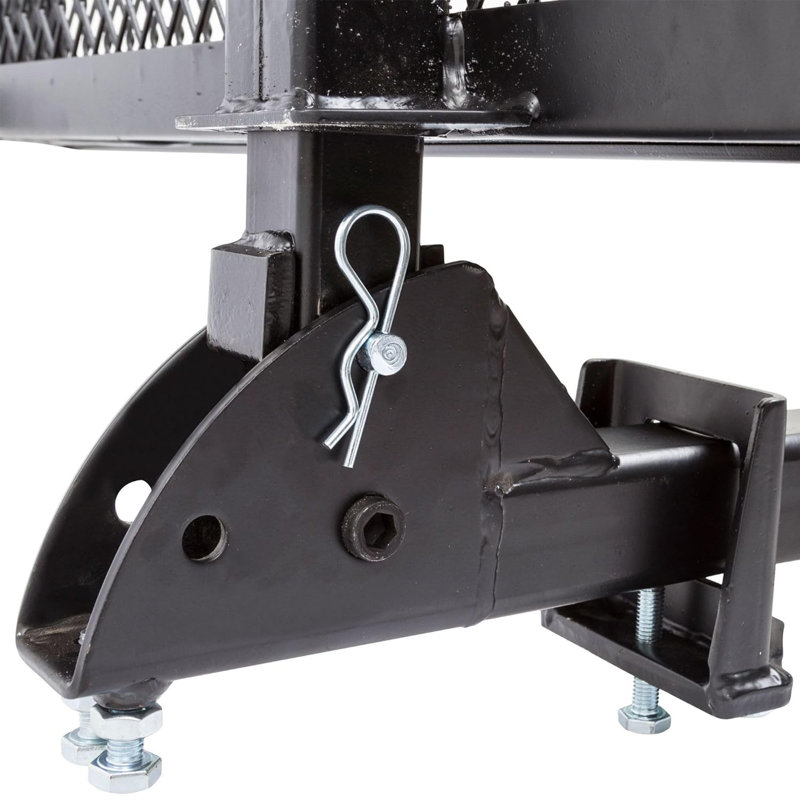 Black Widow Silver Spring Folding Steel Scooter/Wheelchair Carrier with ...