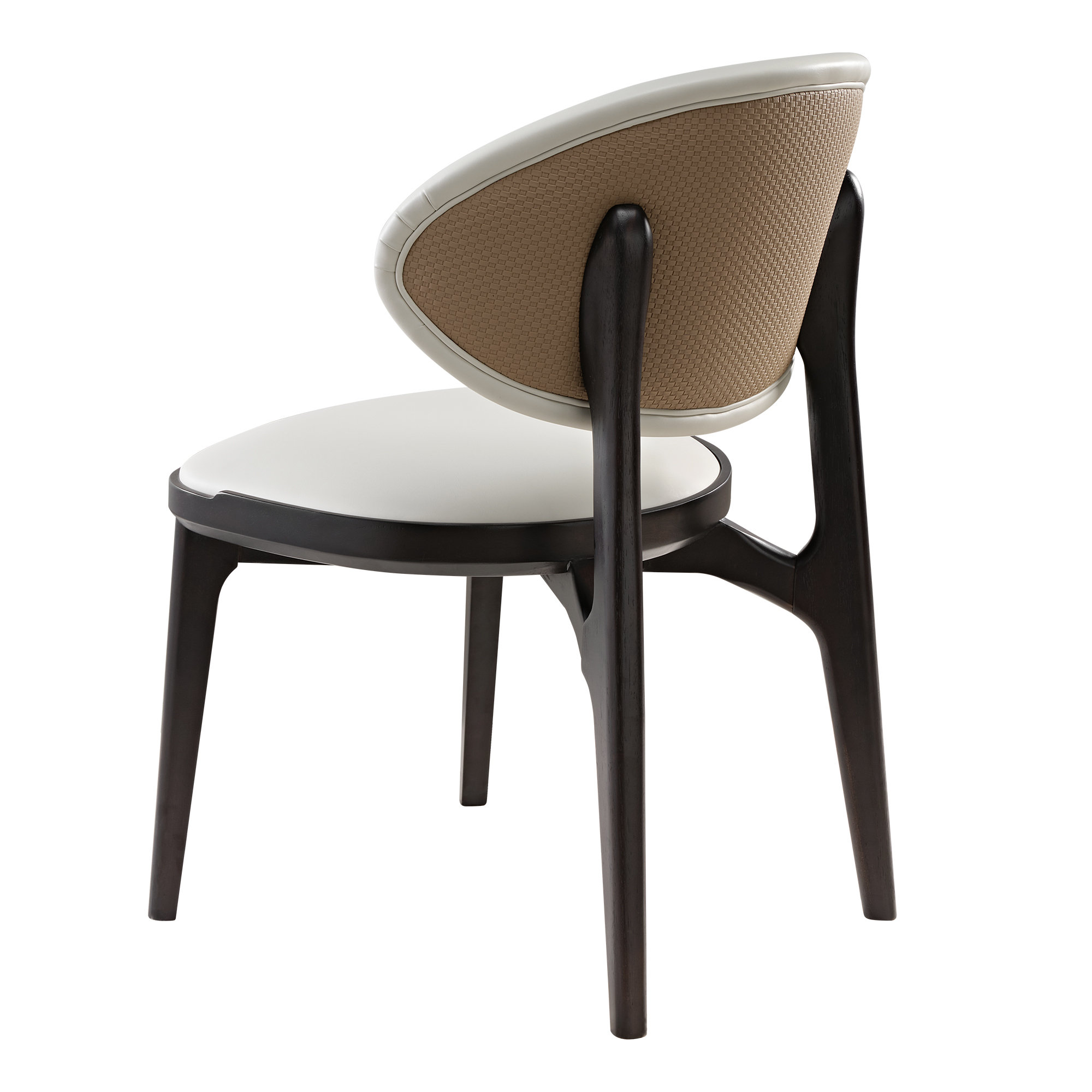 Corrigan Studio® Cedar, Off-White Pu Leather Dining Side Chairs Set Of 2 | Wayfair