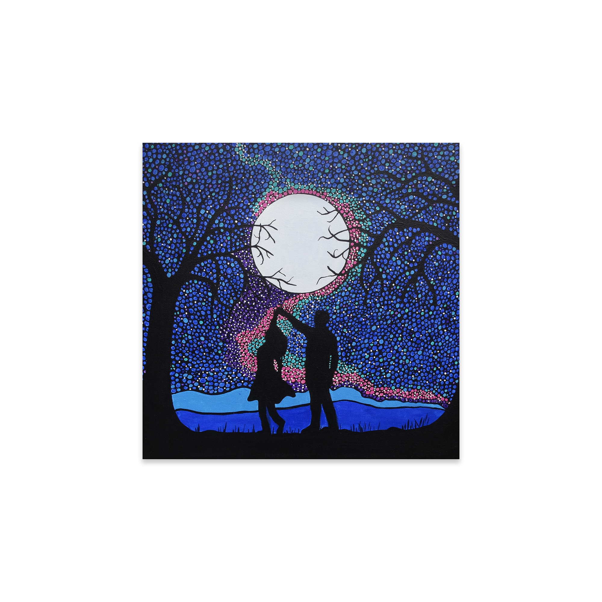 Red Barrel Studio® Dancing Under The Moonlight On Plastic/Acrylic by ...