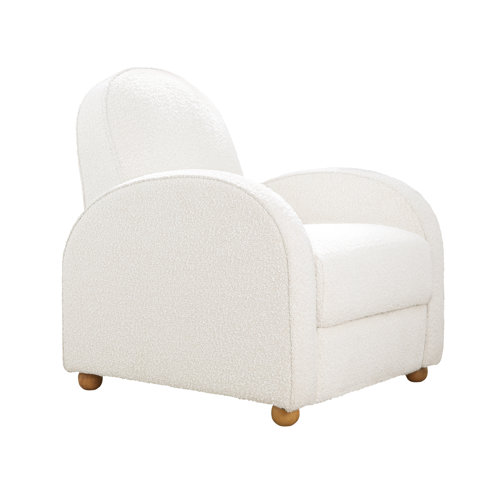 Second Story Home Uma Upholstered Boucle Petite Recliner | Wayfair