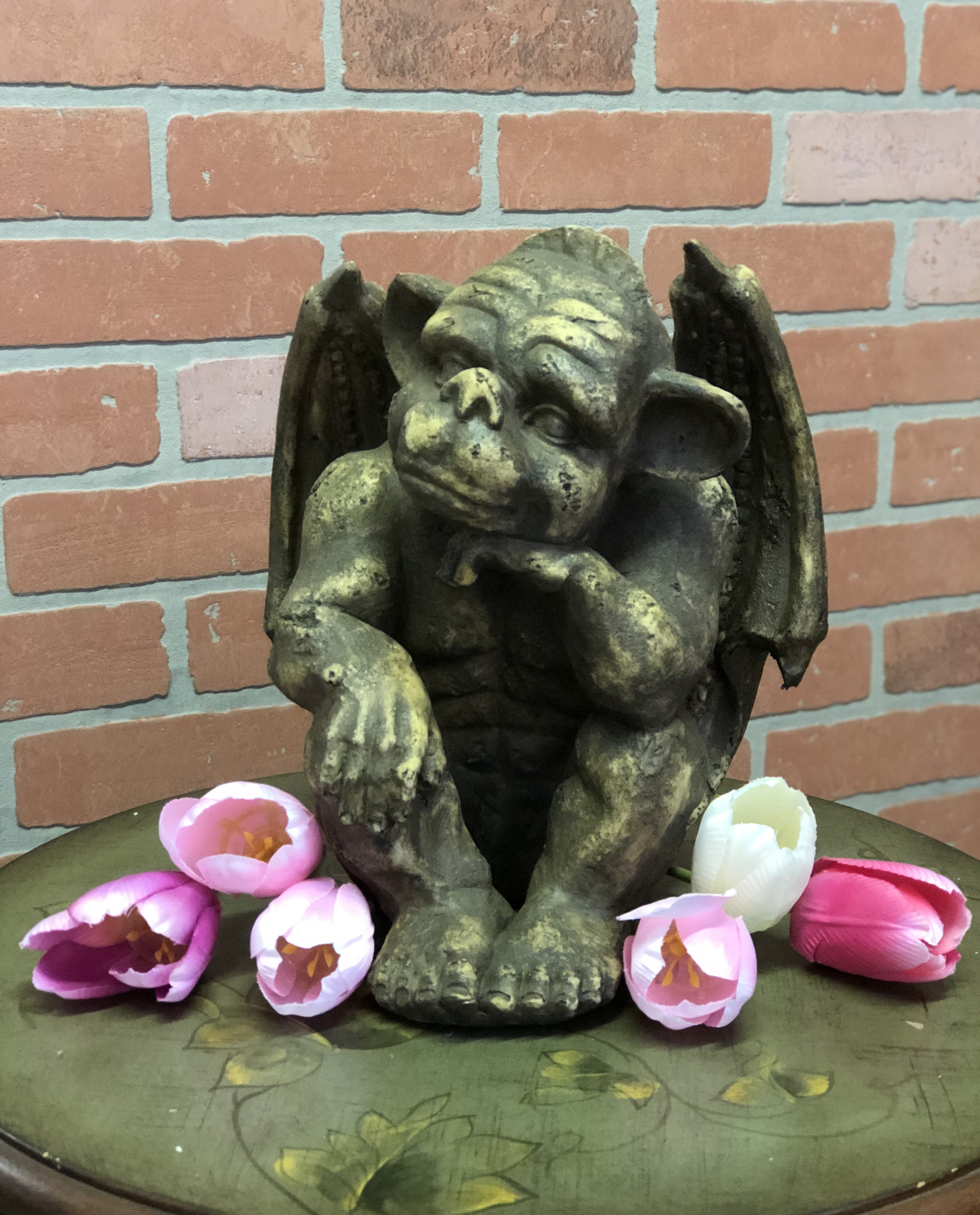 Trinx Callison Resin Thinking Gargoyle Statue & Reviews | Wayfair