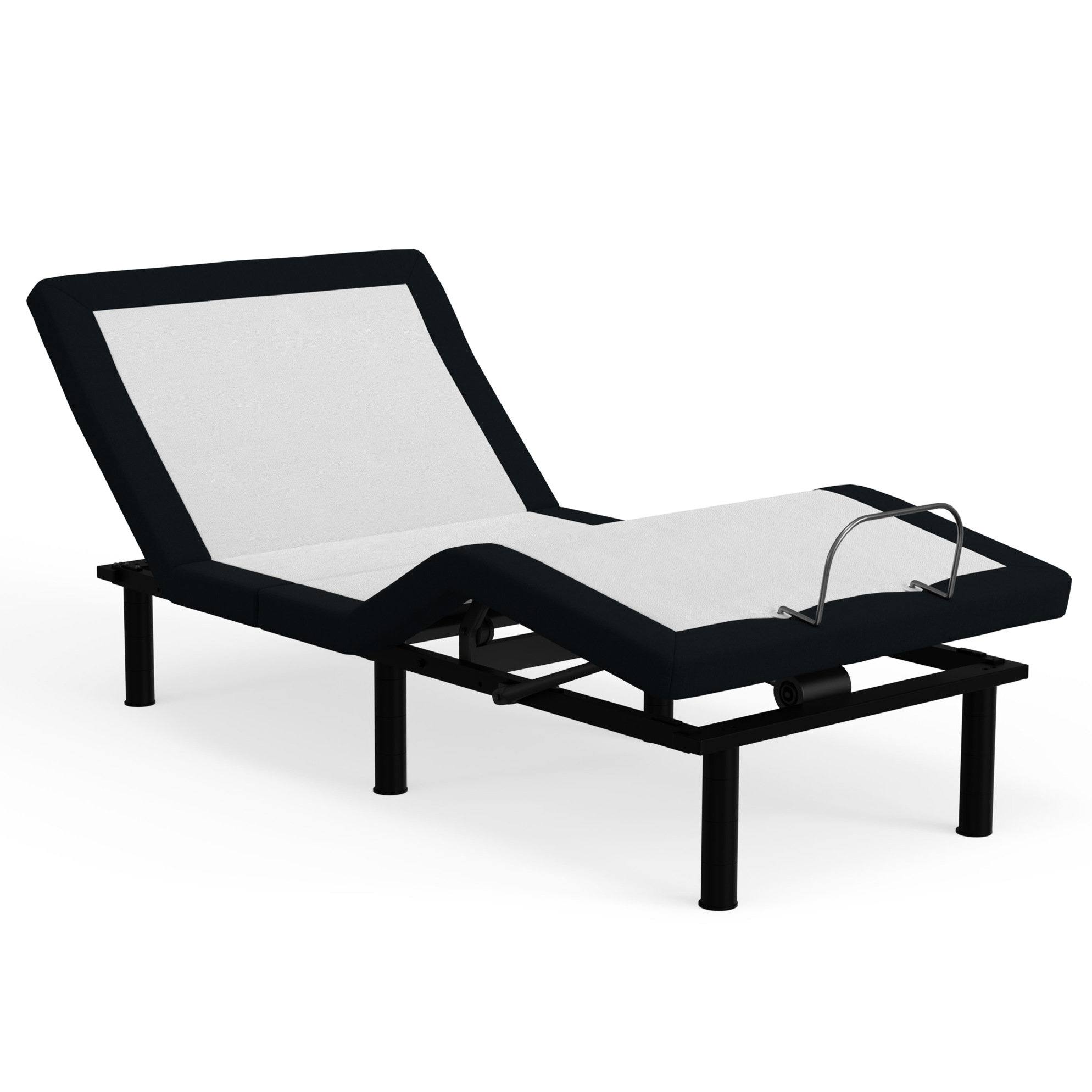 Wrought Studio™ Twin Xl Adjustable Bed Base With Led And Legs Zero Base ...