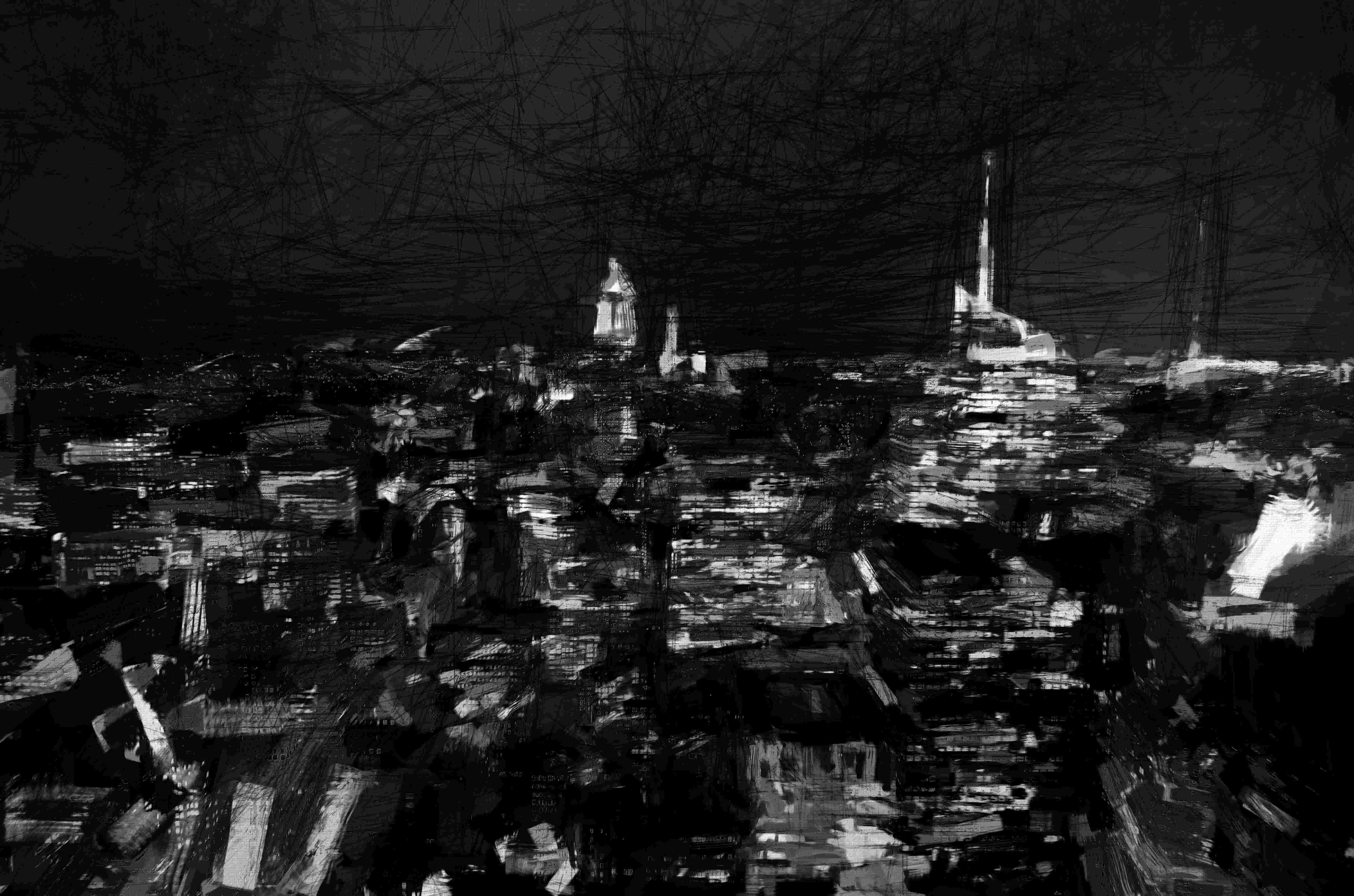 17 Stories Edgy City At Night - Wayfair Canada