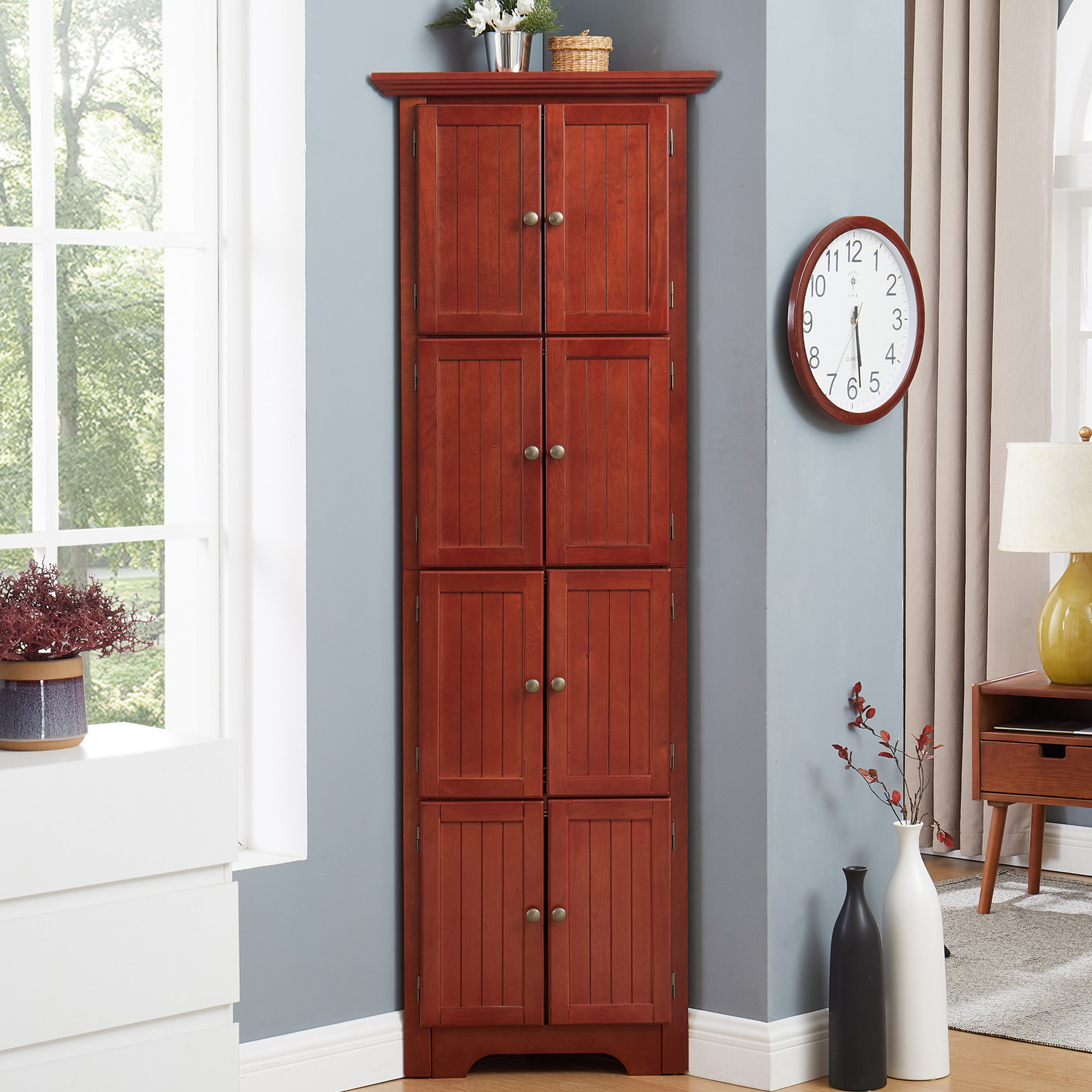 Lark Manor™ Accent Cabinet Tall Cabinet Corner Cabinet Livingroom ...