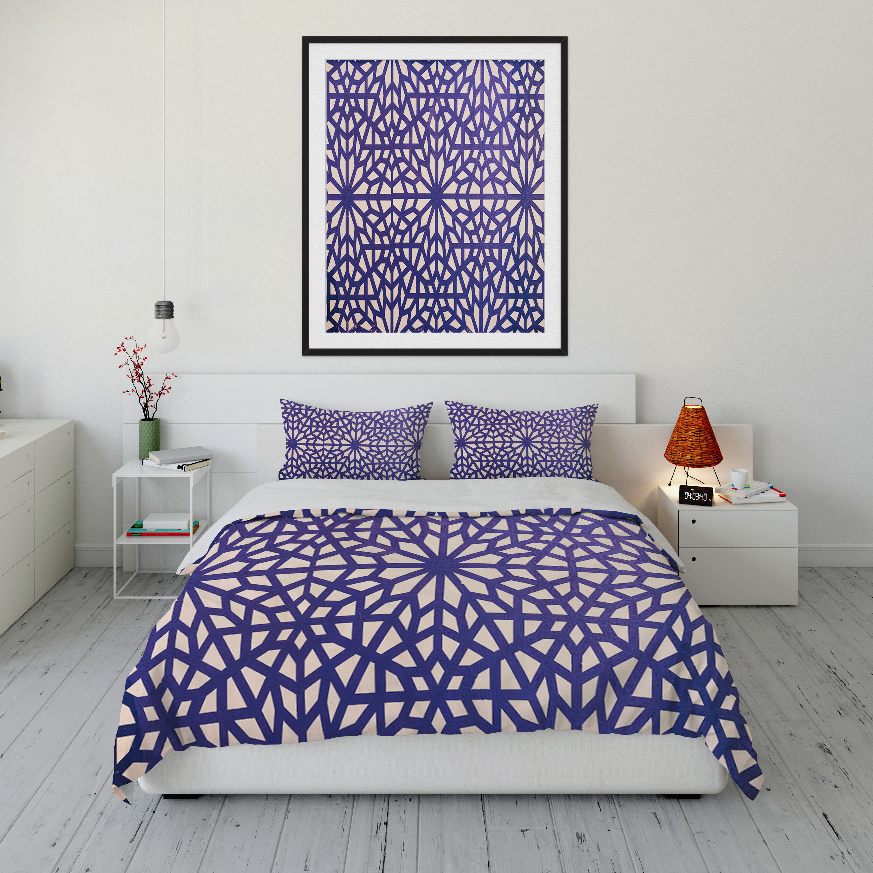 Madison Renee Duvet Cover Set Batile Purple Microfiber 3 Piece Duvet ...