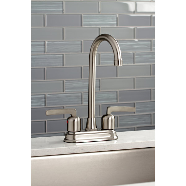 Kingston Brass Centurion Two-Handle 2-Hole Deck Mount Bar Faucet ...