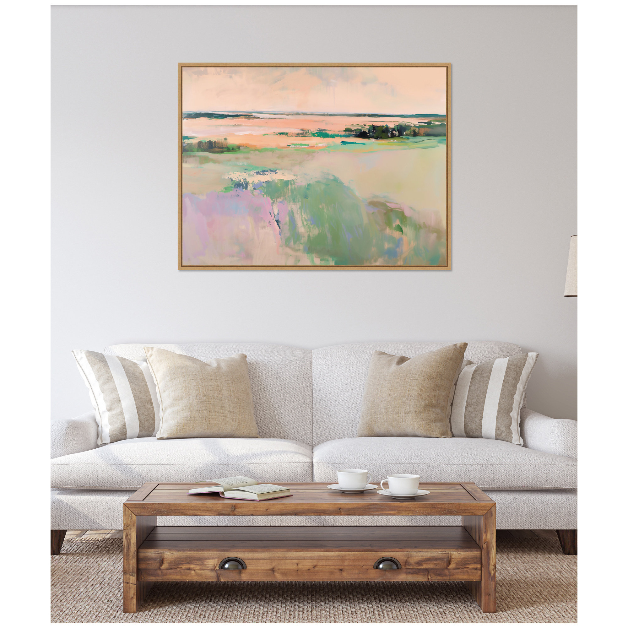 Lark Manor™ Pastel Horizon III by Amy Lighthall Framed Canvas Wall Art ...