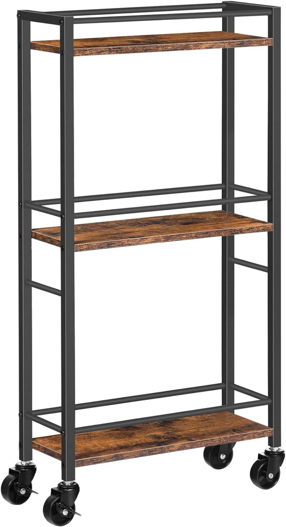 Passetas Slim Rolling Cart, Mobile Kitchen Cart On Wheels, Narrow ...