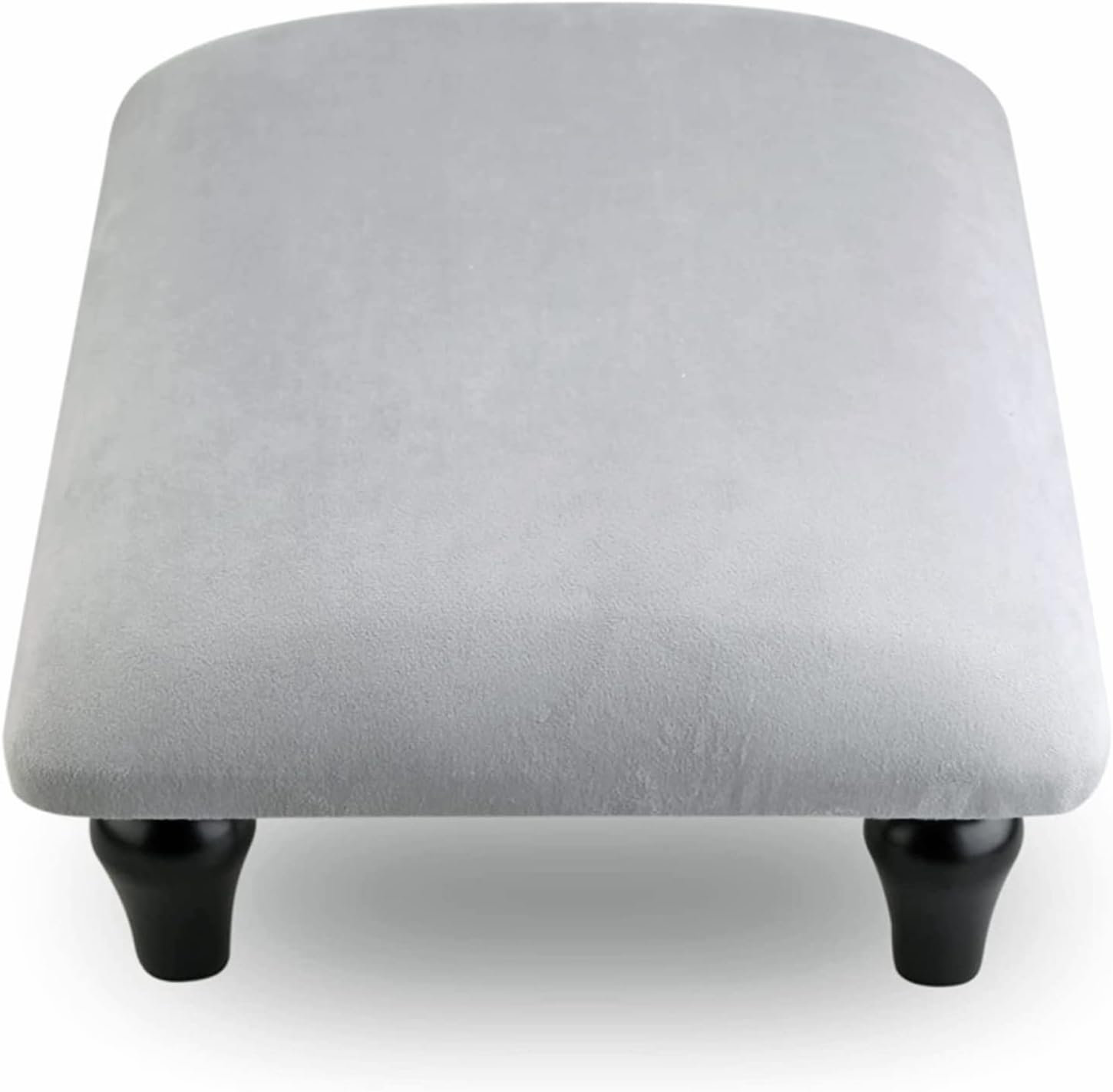 Latitude Run® Stable Wood Legs Upholstered Footstool Padded Foot Rest ...