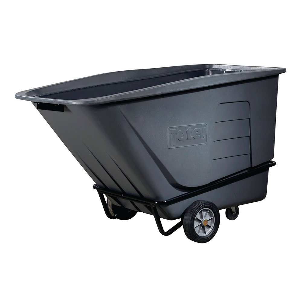 Toter Heavy Duty 151 Gallon Two Wheeled Universal Tilt Truck Curbside ...