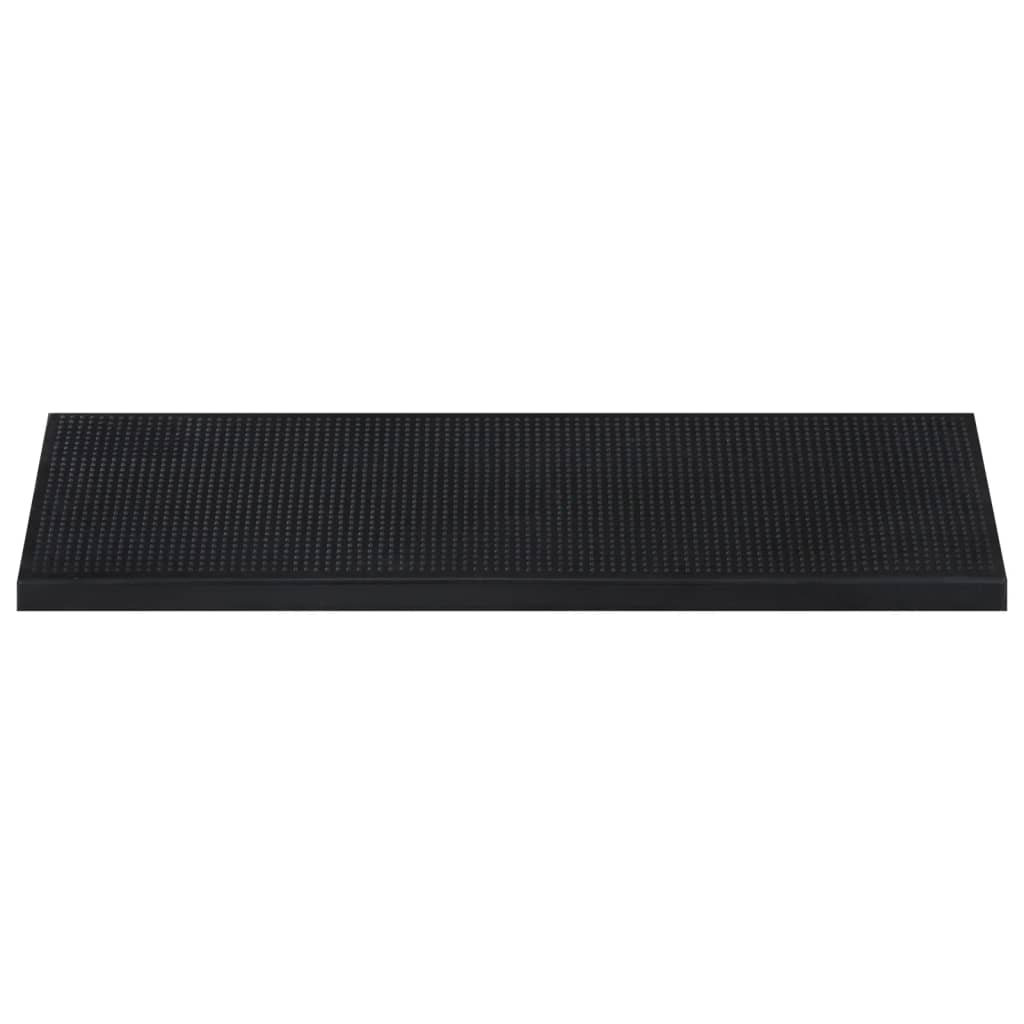 vidaXL Stair Tread Black Rubber 9.8 x 29.5 in Stair Tread Rectangular ...