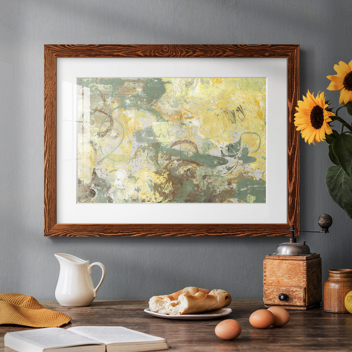 Brayden Studio Slingshot II- Rustic Framed Framed Print w Matte Board ...