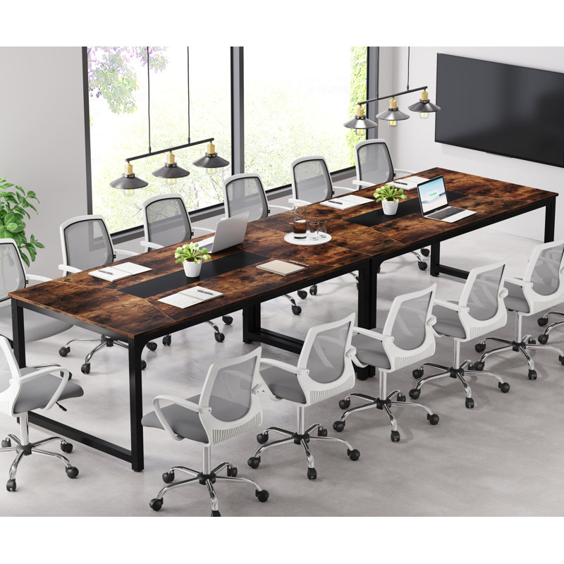 17 Stories Kostantza Rectangular Table & Reviews | Wayfair