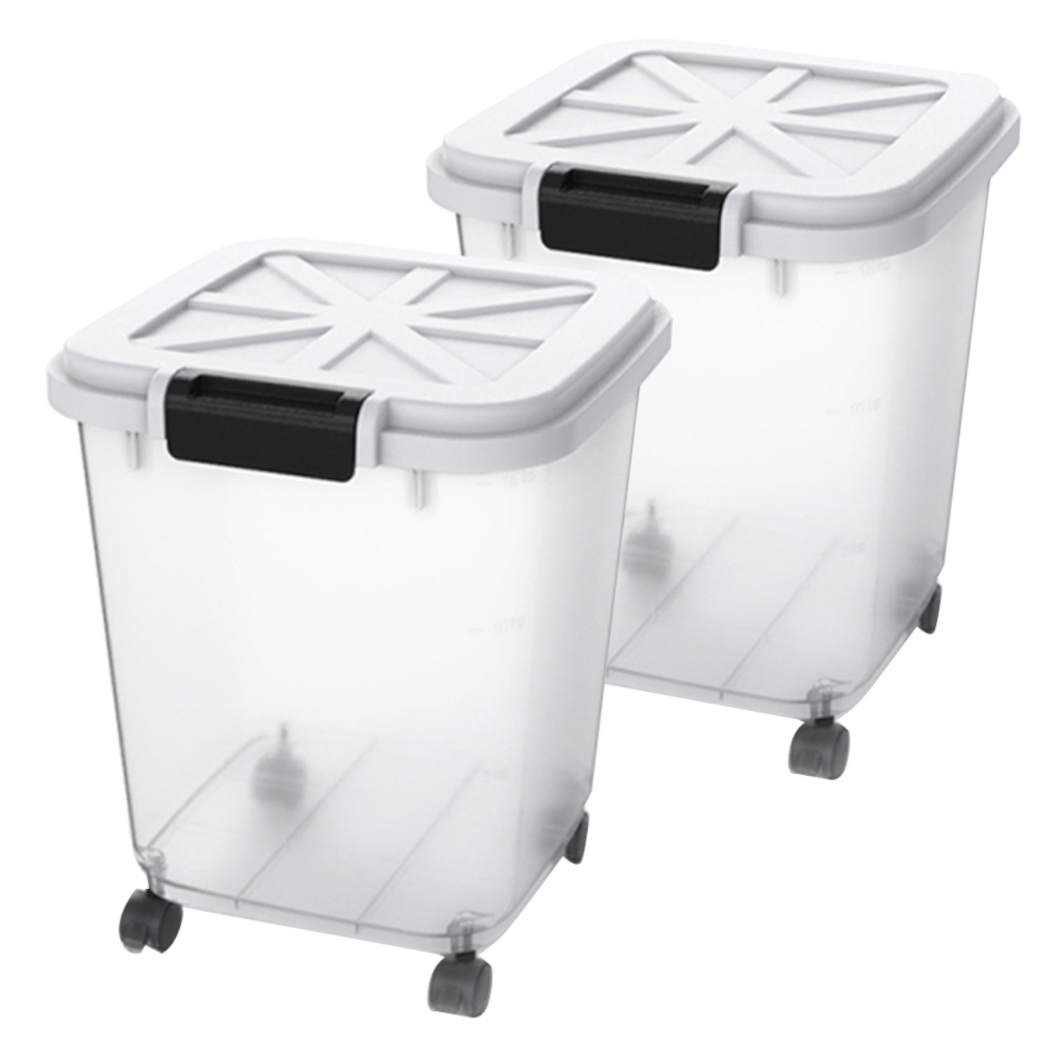 Prep & Savour 40 LB Rice Storage Container with Measuring Cup, BPA free ...