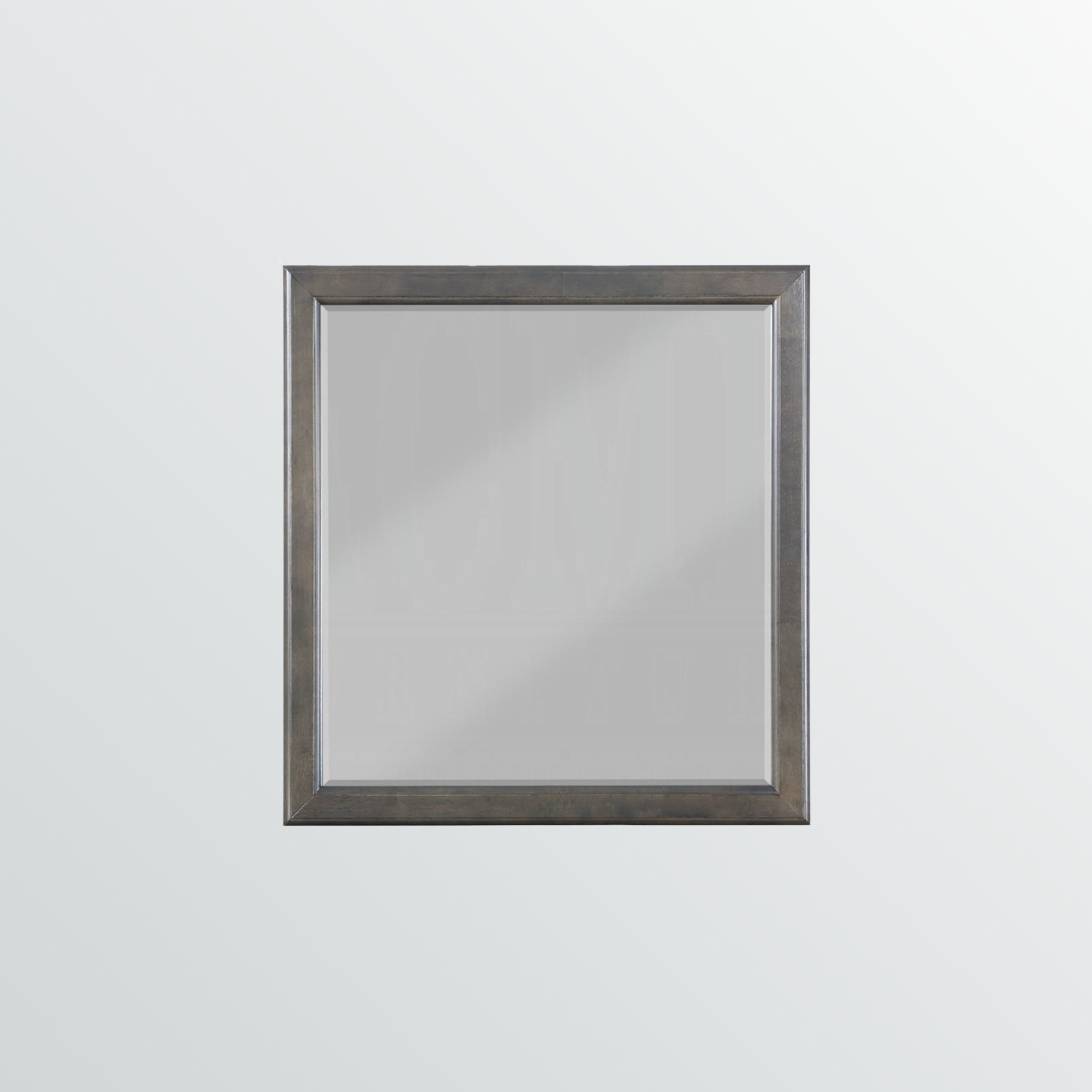 Ebern Designs Howden Dark Gray Mirror | Wayfair