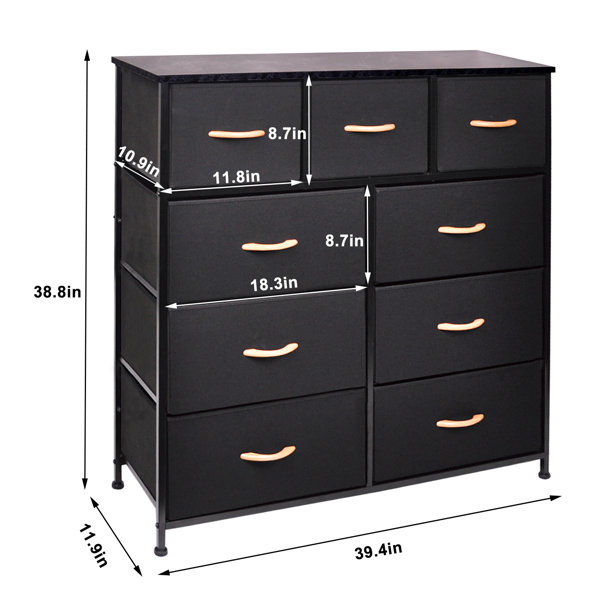 Rebrilliant Matherly 9 Drawer Storage Drawer & Reviews | Wayfair
