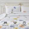 WONGS BEDDING 3 Pieces Floral Quilt Set Lightweight Farmhouse Style ...