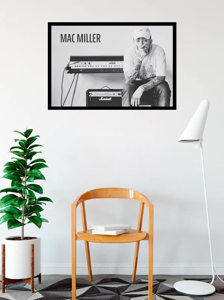 Buy Art For Less Mac Miller Keyboard Poster Paper Print Framed On ...