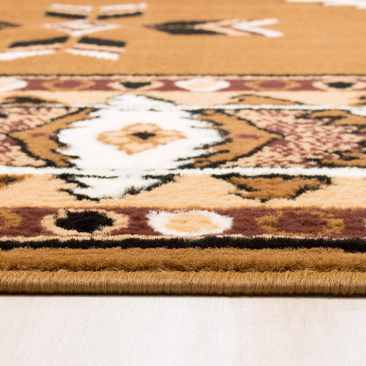 Millwood Pines Farryn Brown Rug & Reviews | Wayfair