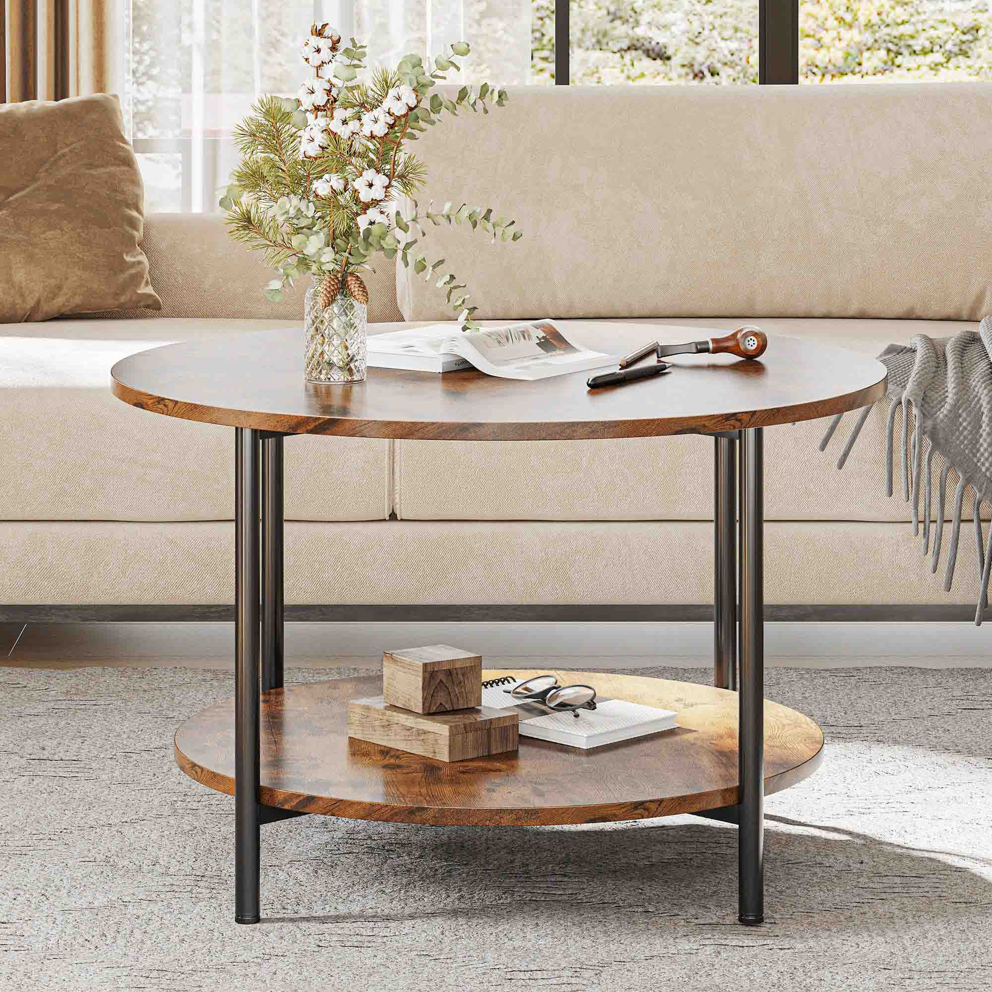 Williston Forge Ayoki Coffee Table with Storage | Wayfair.co.uk