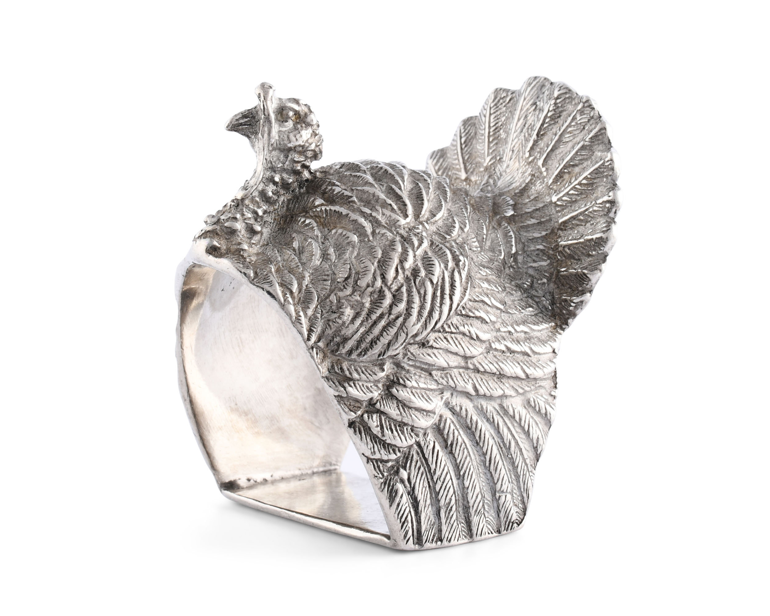 Vagabond House Harvest Pewter Turkey Napkin Ring | Perigold