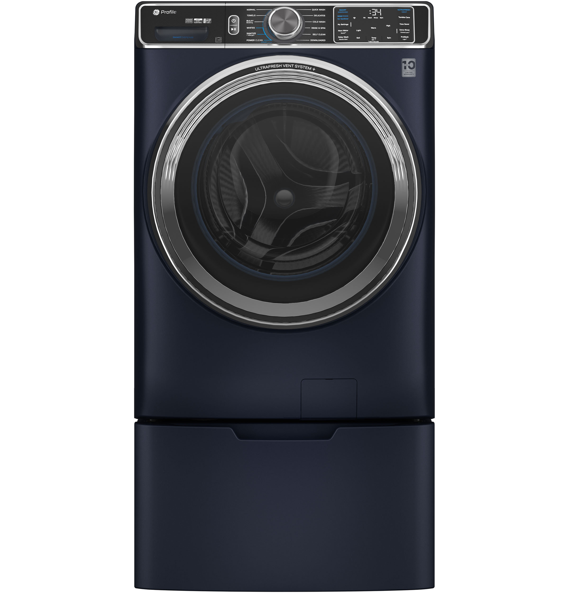 GE Profile™ GE Profile 5.3 Cu Ft Capacity Smart Front Load Energy Star ...